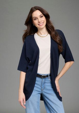 Flashlights Strickjacke aus leichtem Sommerstrick (2er-Pack) in offener Form mit 3/4 &Auml;rmeln - 2er Set