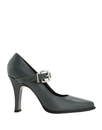 8 by YOOX LEATHER MARY-JANE PUMPS BUCKLE DETAIL