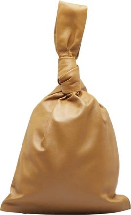 Bottega Veneta Pre-owned The Twist Knot Top Handle Bag Cuir - Femme - Pre-owned - Brun - Taille: ONE Size