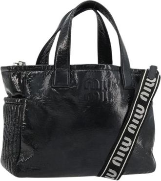 Miu Miu Sac &agrave; main Pre-owned - Femme - Pre-owned - Noir - Taille: ONE Size