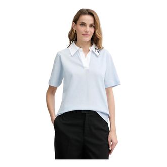 Karl Lagerfeld Polo - Femme - Tops - Bleu - Taille: 36 FR