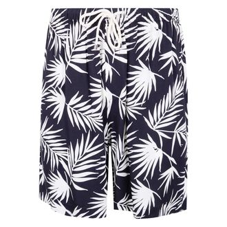 Laneus Homme, Shorts, Noir, Taille: M Leaf Print Shorts