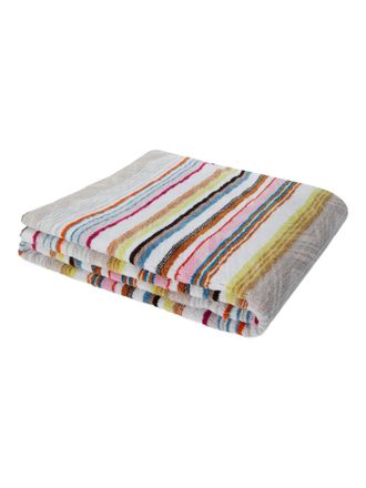 Missoni Home serviette de plage Moonshadow (100 cm x 150 cm) - Blanc