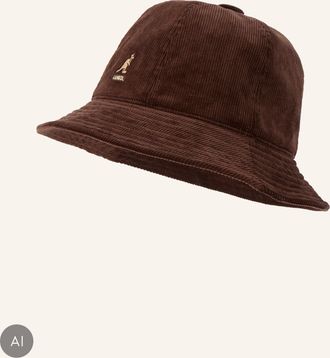 Kangol Bucket-Hat Aus Cord braun