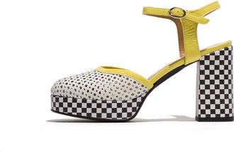 FLY London Fly London Damen ELZA241FLY Pumps, White/Lemon, 37 EU