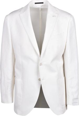 Luigi Bianchi Mantova Homme, Vestes, Blanc, Taille: XL Giacca Stondata