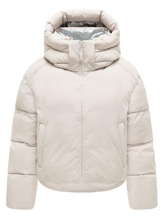 Marikoo Damen Winterjacke Zilvaa - kurze Pufferjacke mit abnehmbarer Kapuze
