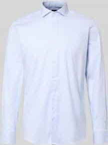 HUGO BOSS Regular Fit Businesshemd aus Baumwoll-Mix