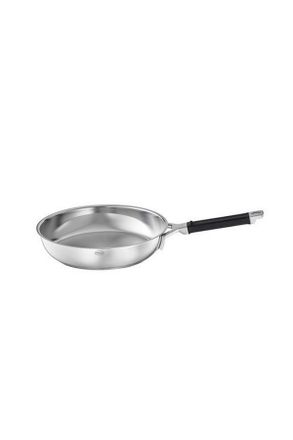 R&ouml;sle Bratpfanne Silence Pro, Schwarz, Edelstahl, Metall, 3,3 L, rund, antihaftbeschichtet, geschmacksneutral, Kochen, Pfannen, Bratpfannen