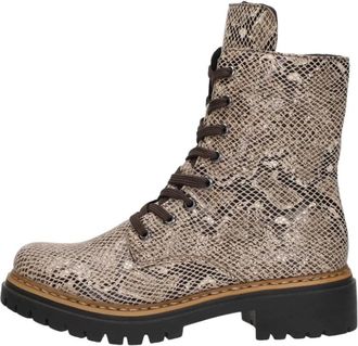 Rieker Schn&uuml;rstiefel - - Shoes - Damen - Beige - 43 EU