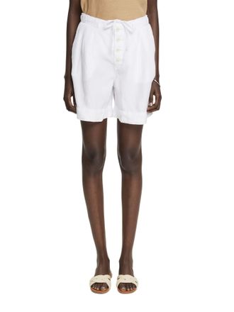 Esprit Damen Shorts 042ee1c307, Weiß, 32