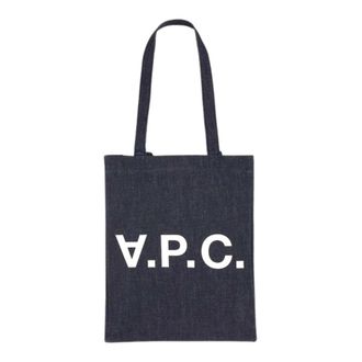 A.P.C. Laure Tote Bag - - Bags - Damen - Blau - ONE SIZE