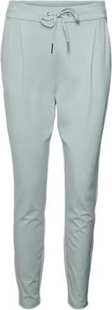Vero Moda Pantalon en Tissu Pantalon de Bureau Extensible élégant Pantalon décontracté avec Cordon de Serrage VMEVA, Couleurs:Gris-2, Taille:XL / 32L, Longueur 