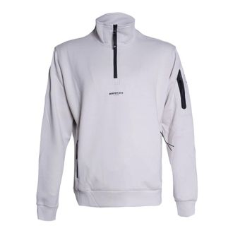 Murphy & Nye Homme, Sweatshirts et sweats &agrave; capuche, Gris, Taille: XL SweaT-shirt demi-zip