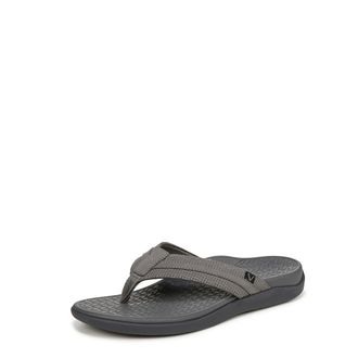 Vionic Herren Mtide Ii Flipflop, dunkelgrau, 42 EU