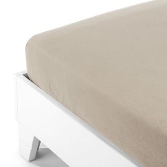 Caleffi Drap Housse Coton - Drap Doux, Respirant et Durable, Lavable, disponible en 90x200, 130x200 et 180x200 cm - Linge de Lit