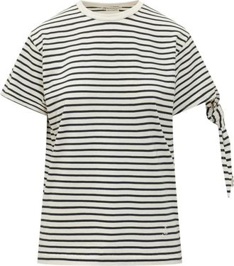 J.W.Anderson Femme, Tops, Multicolore, Taille: 36 FR T-shirt &agrave; Manches Courtes et Col Rond