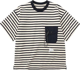 And Wander Homme, Tops, Multicolore, Taille: M T-shirt