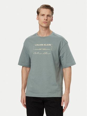 Calvin Klein Jeans T-Shirt LV04RE827G Grau Regular Fit