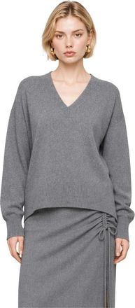 Kocca Femme, Pulls, Gris, Taille: 36 FR Pull col en V