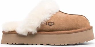 UGG Ugg, Femme, Chaussures, Brun, Taille: 37 EU Disquette Slippers