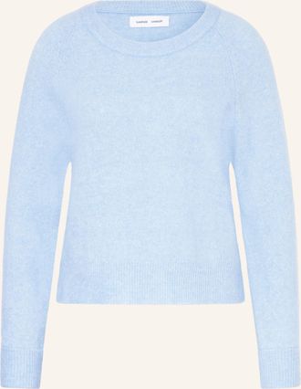 Sams&oslash;e & Sams&oslash;e Sams&oslash;e Sams&oslash;e Pullover Nor O-N Short Mit Alpaka blau
