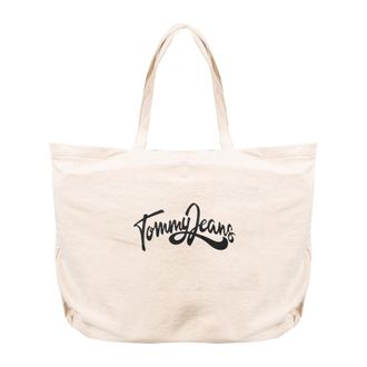 Tommy Jeans Stilvolle Schultertasche - - Bags - Damen - Beige - ONE SIZE