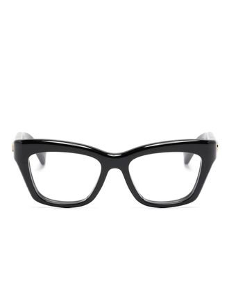 Gucci lunettes de vue à monture papillon - Noir