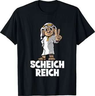 monkä Scheich reich Geld Spruch T-Shirt