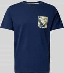 Blend T-Shirt mit geripptem Rundhalsausschnitt Modell BHJEM