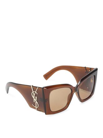 Saint Laurent Lunettes De Soleil - Marron
