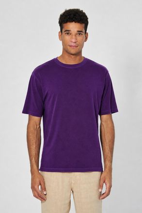 Hempage Hempage Herren vegan T-Shirt Basic Pflaumenlila