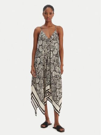 Seafolly Sommerkleid C Shells 55763-DR Schwarz Regular Fit