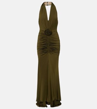 Blumarine Verziertes Maxikleid