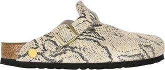 Birkenstock Boston Print Leve Regular Fit - - Shoes - Damen - Beige - 40 EU