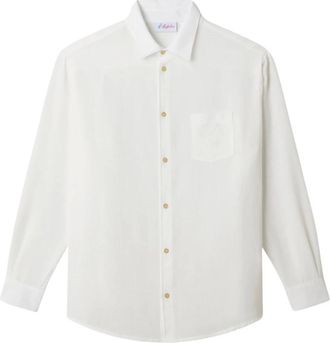 Australian Footware Homme, Chemises, Blanc, Taille: 2XL Doric Long Sleeve Shirt
