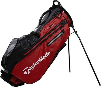 TaylorMade Flextech wasserdichte Standtasche, Unisex, Rot, Schwarz und Wei&szlig;, Einheitsgr&ouml;&szlig;e
