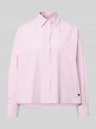 Max Mara Oversized Hemdbluse aus reiner Baumwolle Modell AUREO