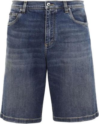 Dolce & Gabbana Homme, Shorts, Bleu, Taille: XS Short en jean stretch