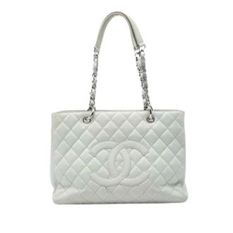 Chanel Pre-owned Grand Shopping Tote - Femme - Pre-owned - Blanc - Taille: ONE Size