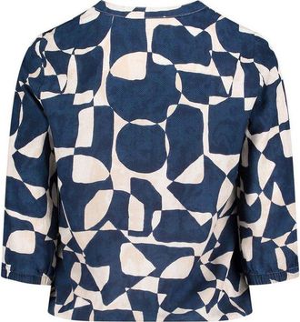 Betty&Co Klassische Bluse Bluse Kurz 3/4 Arm