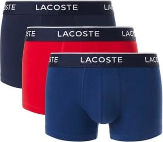 Lacoste Lot de 3 boxers en coton m&eacute;lang&eacute;