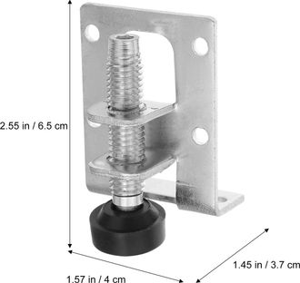 BESPORTBLE 4 St&uuml;ck M&ouml;bel Nivellierf&uuml;&szlig;e aus Hochbelastbarem Stahl H&ouml;henverstellbar rutschfest f&uuml;r Tische Schr&auml;nke und Werkb&auml;nke Verstellbare M&ouml;belbeine zur Stabil
