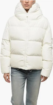 Bacon Quilted CLOUD Down Jacket with Front Zip size Xs