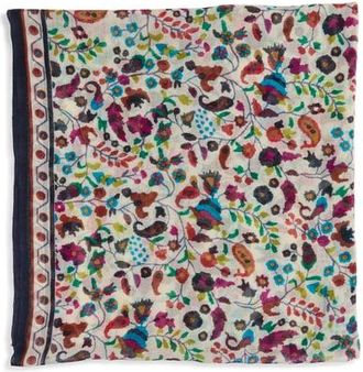 Au Printemps Paris Foulard imprim&eacute;