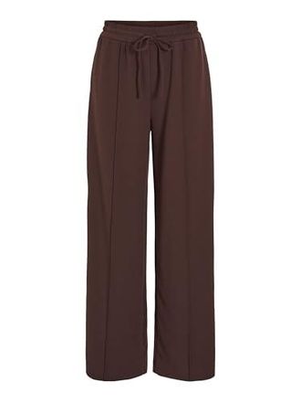 Vila Vila Viclua Hw Wide Pants-Noos Pantalon, Chocolat, L Femmes