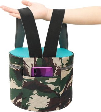 Generico Klapphocker - tragbarer Arbeitssitz für die Landwirtschaft | Tragbarer Stuhl | Schaumstoffhocker | tragbarer Schaumstoff | Arbeitssitz für Landwirtsch