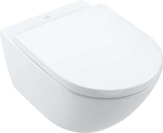 Villeroy & Boch Villeroy&boch - Subway 3.0 - Wand-WC mit WC-Sitz Softclosing, TwistFlush, Alpinwei&szlig; 4670TS01