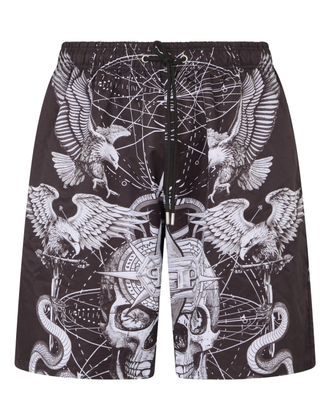 Philipp Plein Nylon Shorts Tattoo