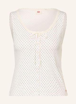 Levi's Top Dry Goods Pointelle Mit Spitze weiss